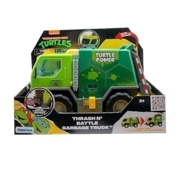Nickelodeon | Toys | Nib Nickelodeon Tmnt Thrash N Battle Garbage Truck ...